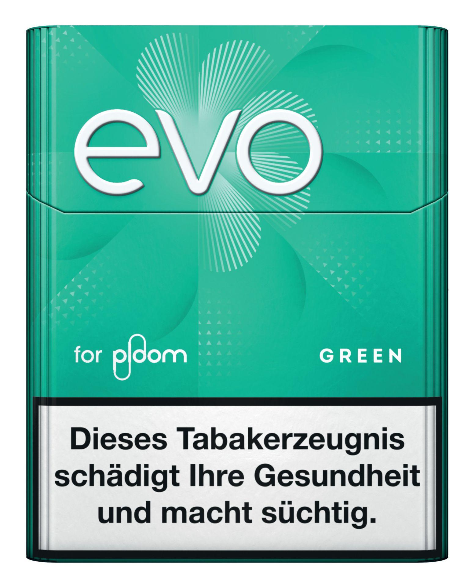 EVO Tobacco Sticks Green 1 Stange 10x20 Stück | 1943