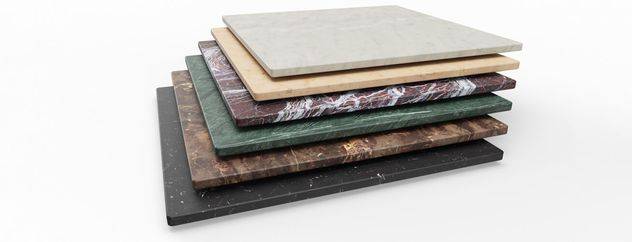 Weatherproof table tops